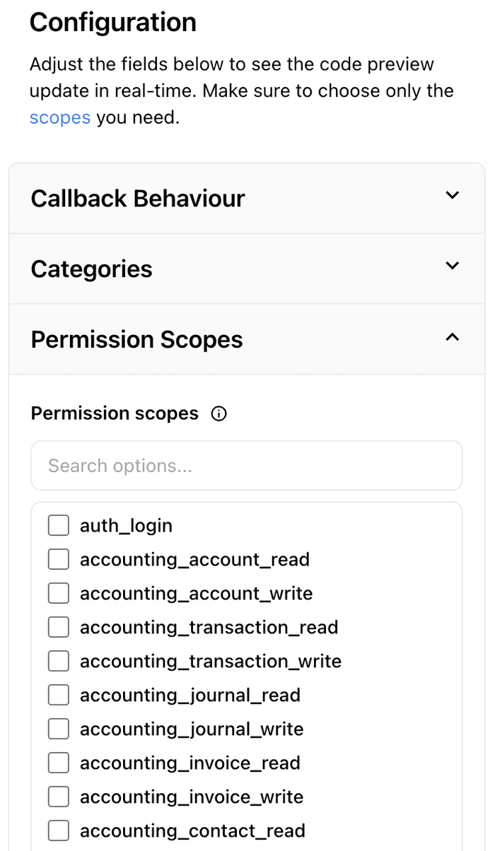 Understanding scopes - Unified.to